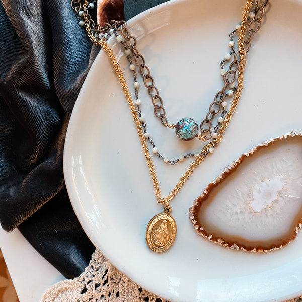 Prayer Layers – Guilded Grey